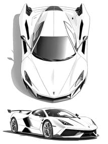 Car Coloring Pages: Free PDF to Download & Print for Kids