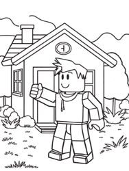 Roblox Coloring Pages for Kids and Adults: Free PDF Printable Fun for ...