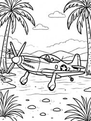 Airplane Coloring Pages for Kids and Adults: Free PDF Printables