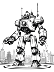 Steampunk Coloring Pages for Kids and Adults - Free PDF Printables