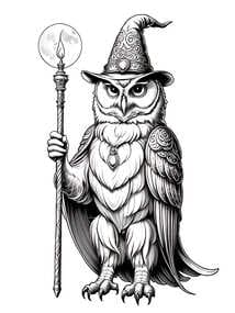Owl Coloring Pages for Kids and Adults - Free PDF printables
